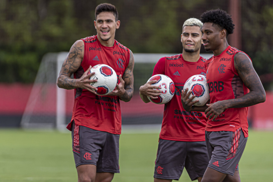 Treino no Ninho_CT George Helal_15-02-2022 - Flamengo