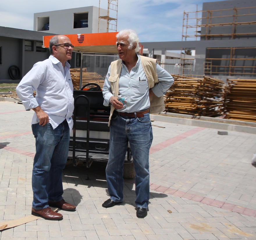 Ziraldo visita o CT George Helal - 14/10/2016 - Flamengo